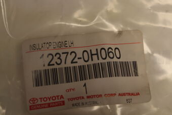 INSULATOR, ENGINE MOUNTING, LH(FOR TRANSVERSE ENGINE) 123720H060 ...