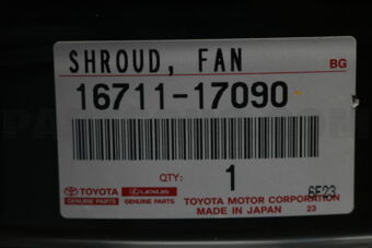 SHROUD SUB-ASSY, FAN 1671117090 | Toyota Parts | PartSouq