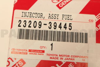 INJECTOR SET, FUEL 2320939445 | Toyota Parts | PartSouq