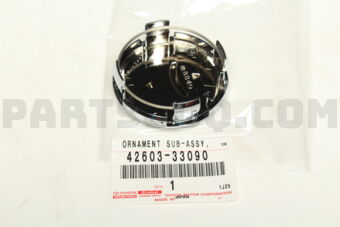 ORNAMENT SUB-ASSY, WHEEL HUB 4260333090 | Toyota Parts | PartSouq