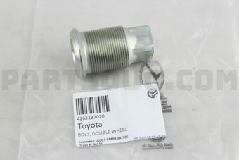 BOLT, DOUBLE WHEEL STOP, RH 4263137020 | Toyota Parts | PartSouq