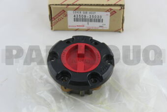 COVER SUB-ASSY, FREE WHEEL HUB, RH/LH 4350935030 | Toyota Parts | PartSouq