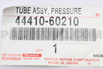 TUBE ASSY, PRESSURE FEED 4441060210 | Toyota Parts | PartSouq