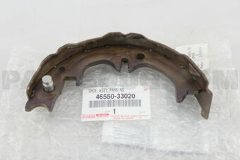 SHOE ASSY, PARKING BRAKE, RH OR CENTER NO.2 4655033020 | Toyota Parts ...