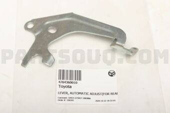 LEVER, AUTOMATIC ADJUST(FOR REAR BRAKE), RH/LH 4764360010 | Toyota ...
