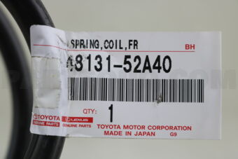 SPRING, FRONT COIL, RH/LH 4813152A40 | Toyota Parts | PartSouq