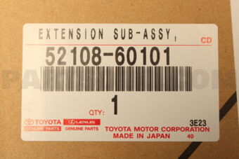 EXTENSION SUB-ASSY 5210860101 | Toyota Parts | PartSouq