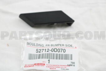 MOULDING, RADIATOR GRILLE, LOWER RH 527120D070 | Toyota Parts | PartSouq