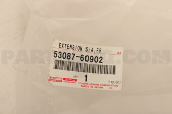 EXTENSION SUB-ASSY, FRONT WHEEL OPENING, RH 5308760902 | Toyota Parts ...