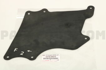 SEAL, FRONT FENDER APRON, UPPER 537350K010 | Toyota Parts | PartSouq