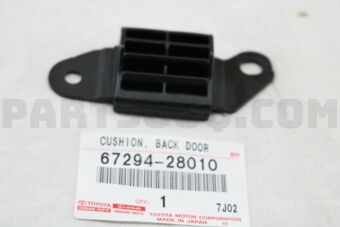 CUSHION, BACK DOOR STOPPER 6729428010 | Toyota Parts | PartSouq