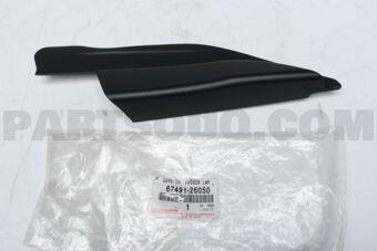 GARNISH, FRONT DOOR LOWER FRAME BRACKET, RH 6749126050 | Toyota Parts ...