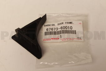 GARNISH, DOOR FRAME, LOWER RH 6767360010 | Toyota Parts | PartSouq
