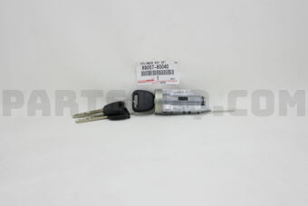 CYLINDER & KEY SET, IGNITION SWITCH LOCK 6905760040 | Toyota Parts ...