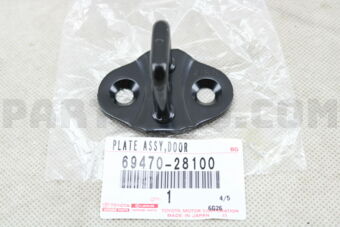 PLATE ASSY, SLIDE DOOR LOCK STRIKER 6947028100 | Toyota Parts | PartSouq