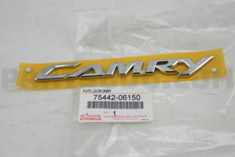 PLATE, LUGGAGE COMPARTMENT DOOR NAME, NO.2 7544206150 | Toyota Parts ...