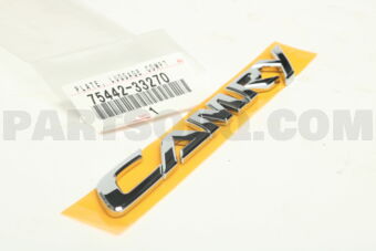 PLATE, LUGGAGE COMPARTMENT DOOR NAME, NO.2 7544233270 | Toyota Parts ...