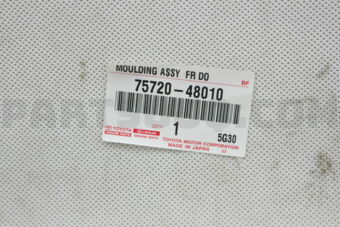 MOULDING ASSY, FRONT DOOR BELT, LH 7572048010 | Toyota Parts | PartSouq