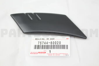MOULDING, REAR DOOR, OUTSIDE UPPER REAR LH 7574460020 | Toyota Parts ...