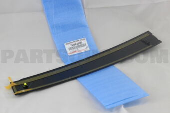 MOULDING, FRONT DOOR WINDOW FRAME, REAR LH 7575602060 | Toyota Parts ...
