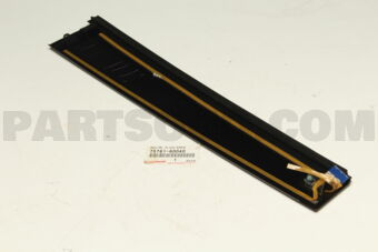 MOULDING, REAR DOOR WINDOW FRAME, FRONT RH 7576160040 | Toyota Parts ...