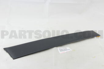 MOULDING, REAR DOOR WINDOW FRAME, FRONT LH 7576260050 | Toyota Parts ...