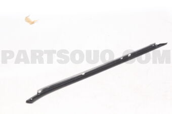 MOULDING, REAR DOOR WINDOW FRAME, REAR LH 7576606030 | Toyota Parts ...