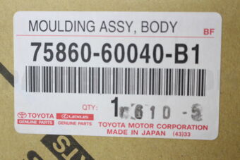 MOULDING ASSY, BODY ROCKER PANEL, LH 7586060040B1 | Toyota Parts | PartSouq
