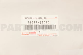 SPOILER SUB-ASSY RR 7608842050 | Toyota Parts | PartSouq