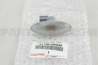 LAMP ASSY, SIDE TURN SIGNAL, RH/LH 817300D032 | Toyota Parts | PartSouq