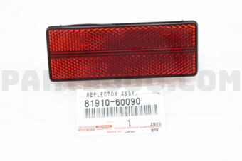 REFLECTOR ASSY, REFLEX, RH 8191060090 | Toyota Parts | PartSouq