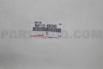 SWITCH ASSY, LIGHT CONTROL, NO.1 8411269345 | Toyota Parts | PartSouq
