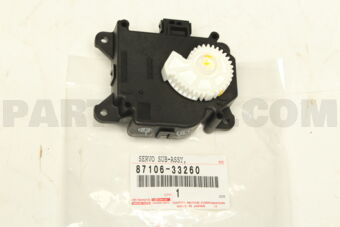 DAMPER SERVO SUB-ASSY, AIR CONDITIONER RADIATOR, NO.2 8710633260 ...