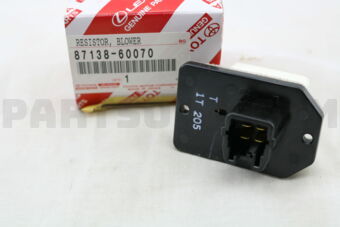 RESISTOR, HEATER BLOWER 8713860070 | Toyota Parts | PartSouq