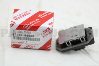 RESISTOR, HEATER BLOWER 8713860080 | Toyota Parts | PartSouq