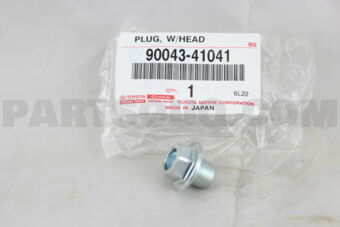 PLUG SUB-ASSY, DRAIN (ATM) 9004341041 | Toyota Parts | PartSouq