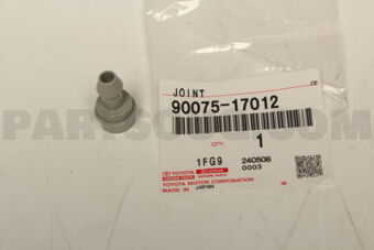HOSE, HEADLAMP CLEANER(FROM MOTOR TO JOINT) 9007517012 | Toyota Parts ...