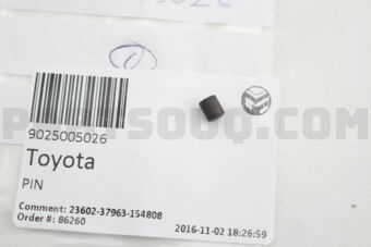 PIN (FOR 5TH GEAR THRUST WASHER) 9025005026 | Toyota Parts | PartSouq