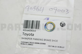 SHIM(FOR PARKING BRAKE SHOE) 9056409003 | Toyota Parts | PartSouq