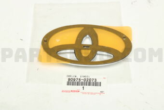 EMBLEM, RADIATOR GRILLE (OR FRONT PANEL) 9097502073 | Toyota Parts ...