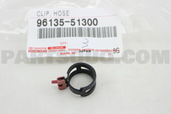CLAMP OR CLIP(FOR FUEL HOSE NO.1) 9613551300 | Toyota Parts | PartSouq