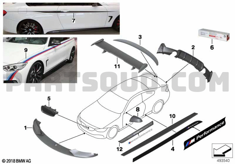M Performance Parts BMW 420d 4E91 F36 Parts Catalogs PartSouq