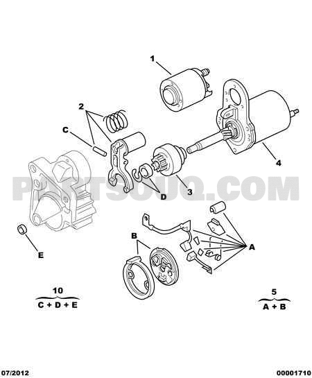 Starter Motor In French