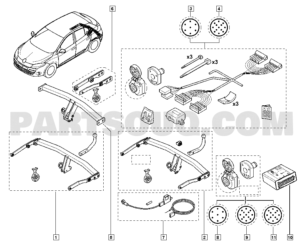 Renault Megane Towbar Wiring Diagram - Wiring Diagram