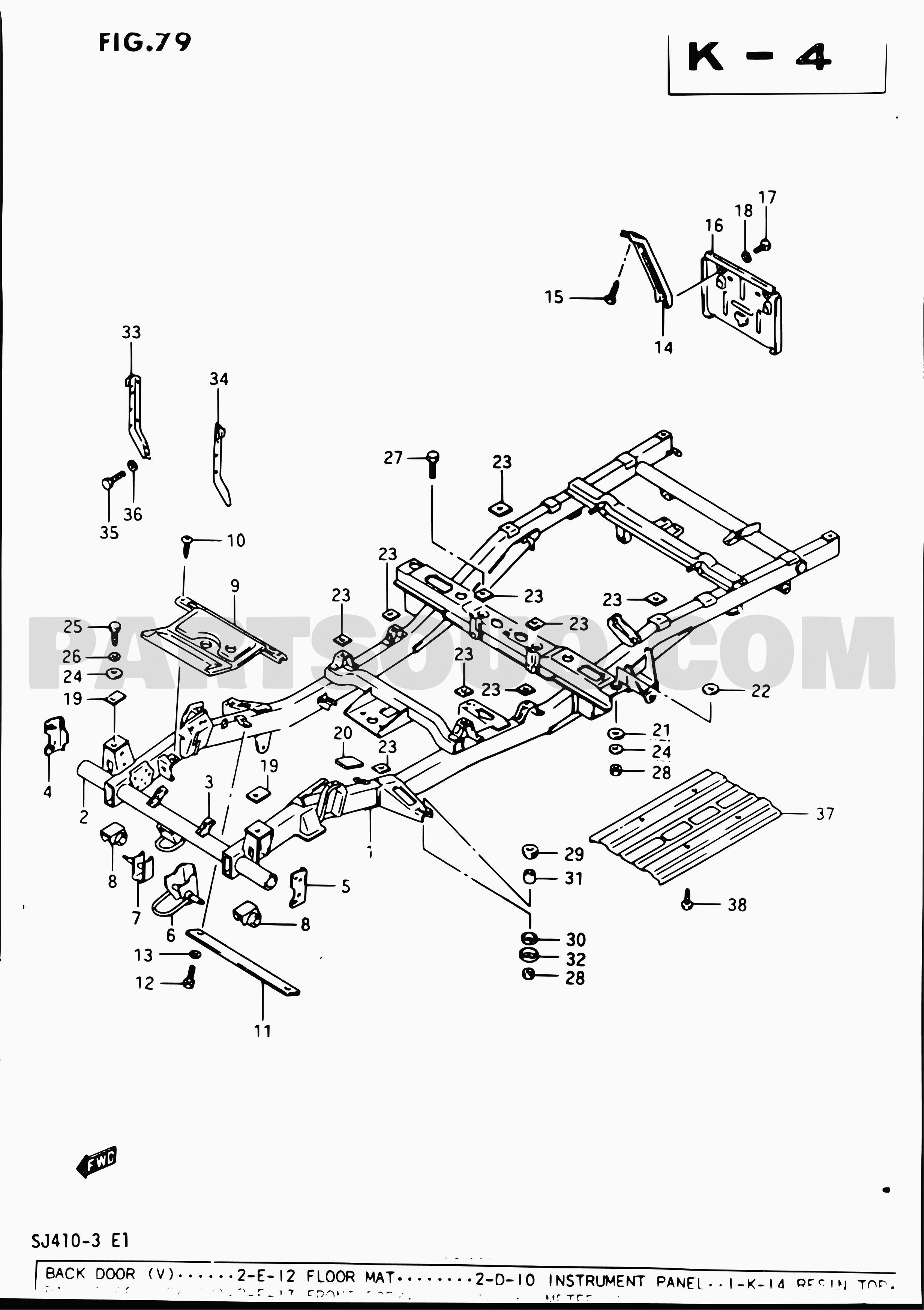 Suzuki Sidekick Frame