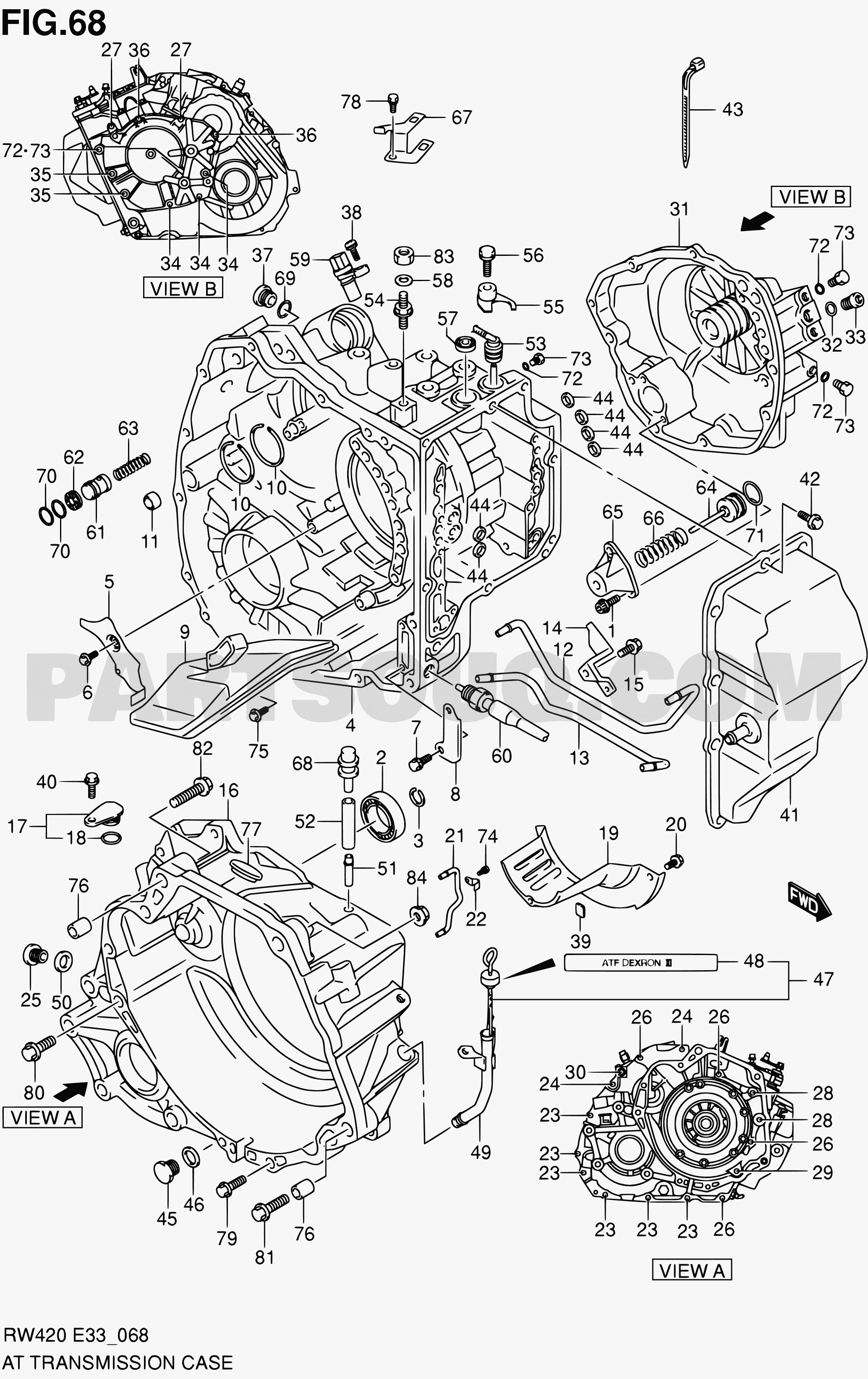 Transmission | Suzuki SX4/S-Cross RW420 RW420 (E03,E33:MY 2010) | Parts ...