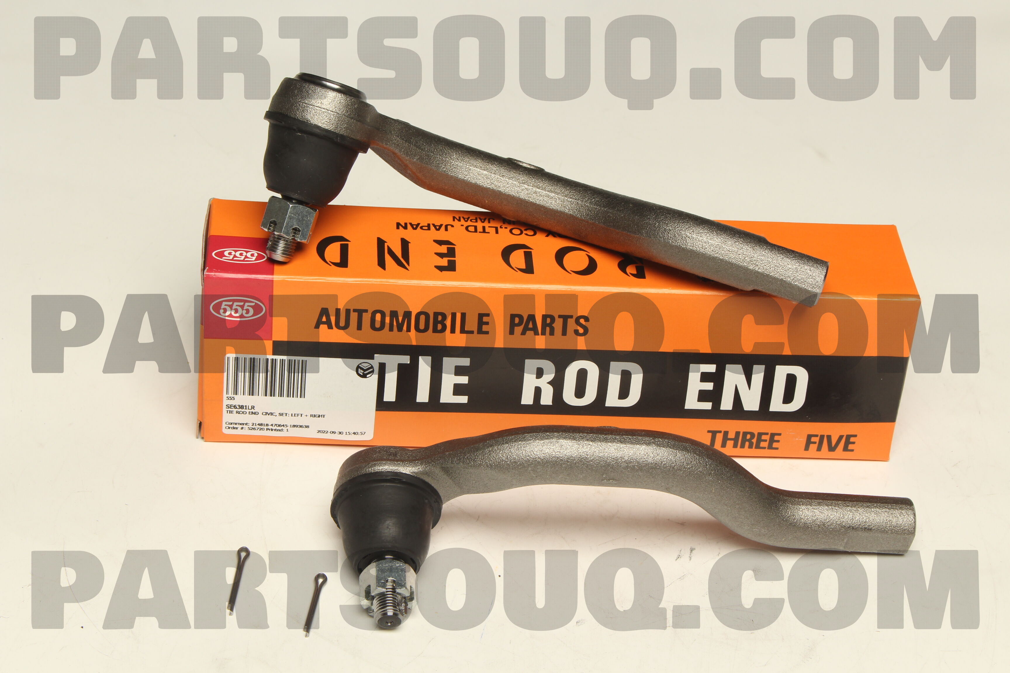 TIE ROD END CIVIC, SET: LEFT + RIGHT SE6381LR | 555 Parts | PartSouq