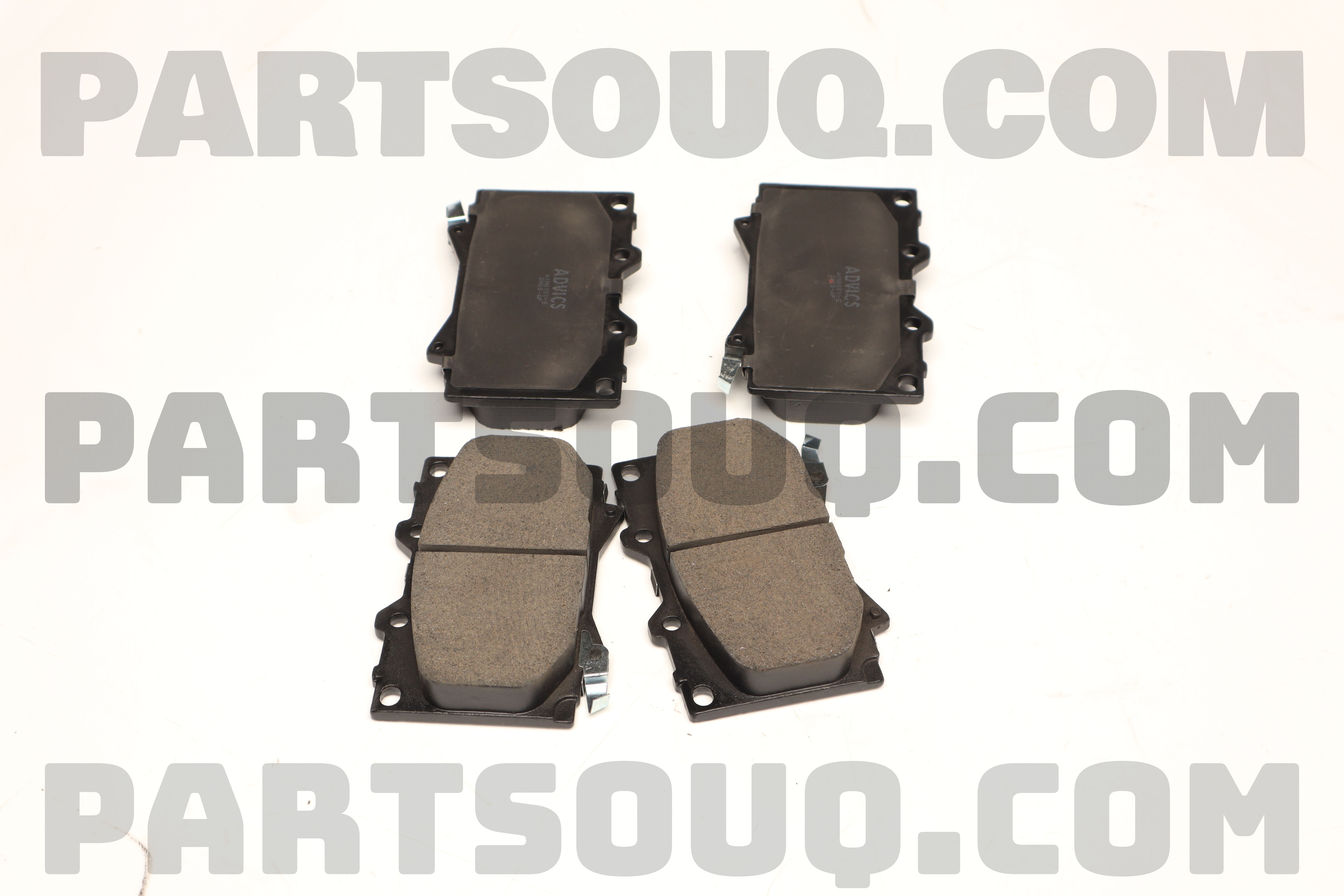 BRAKE PAD WITH SHIM FRONT TO 04465-60190 LAND CRUISER 199801-200208 ...