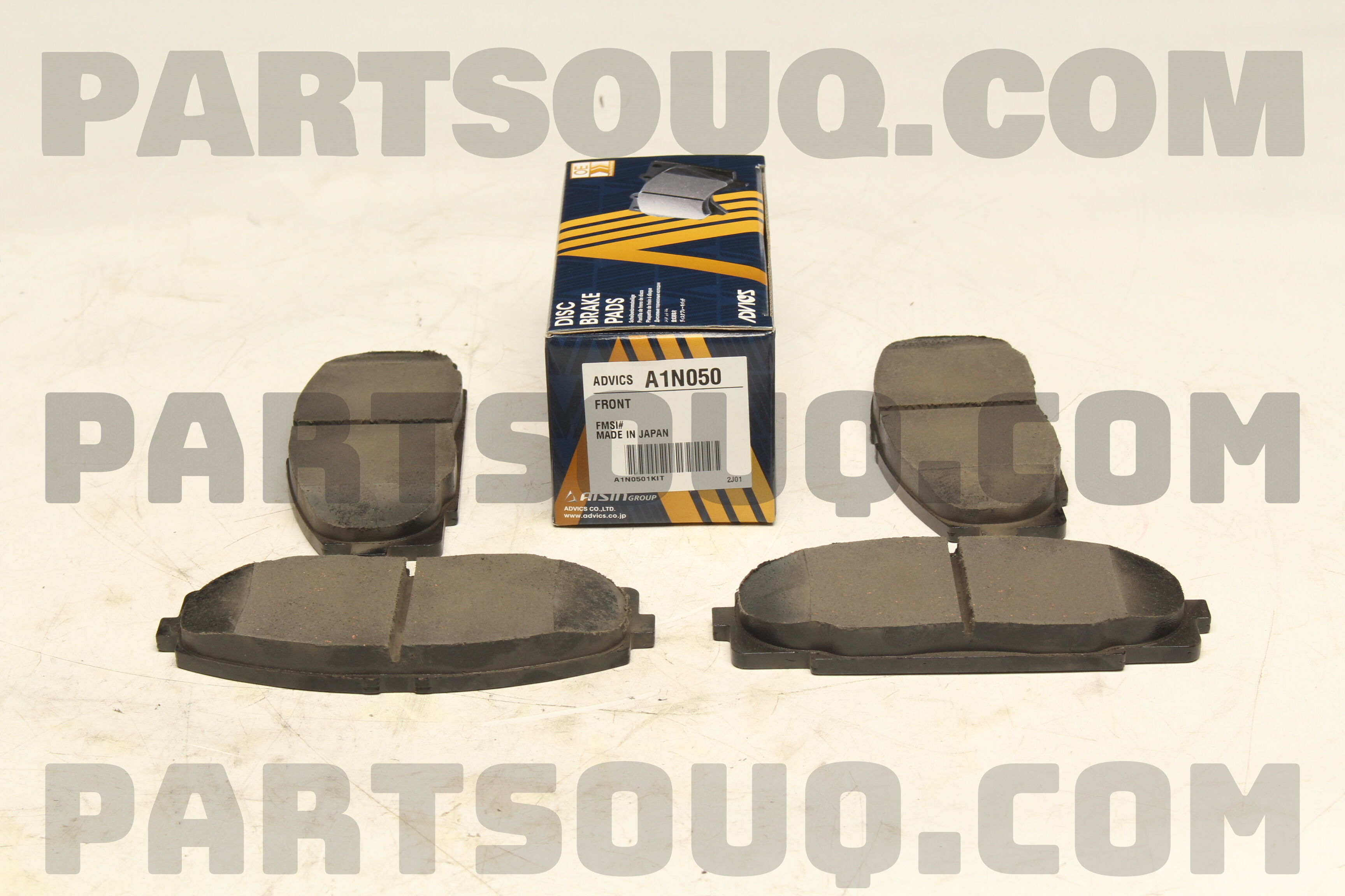 BRAKE PAD FRONT TO 04465-26320 HIACE VAN,COMMUTER 199907-200508 ADVICS ...