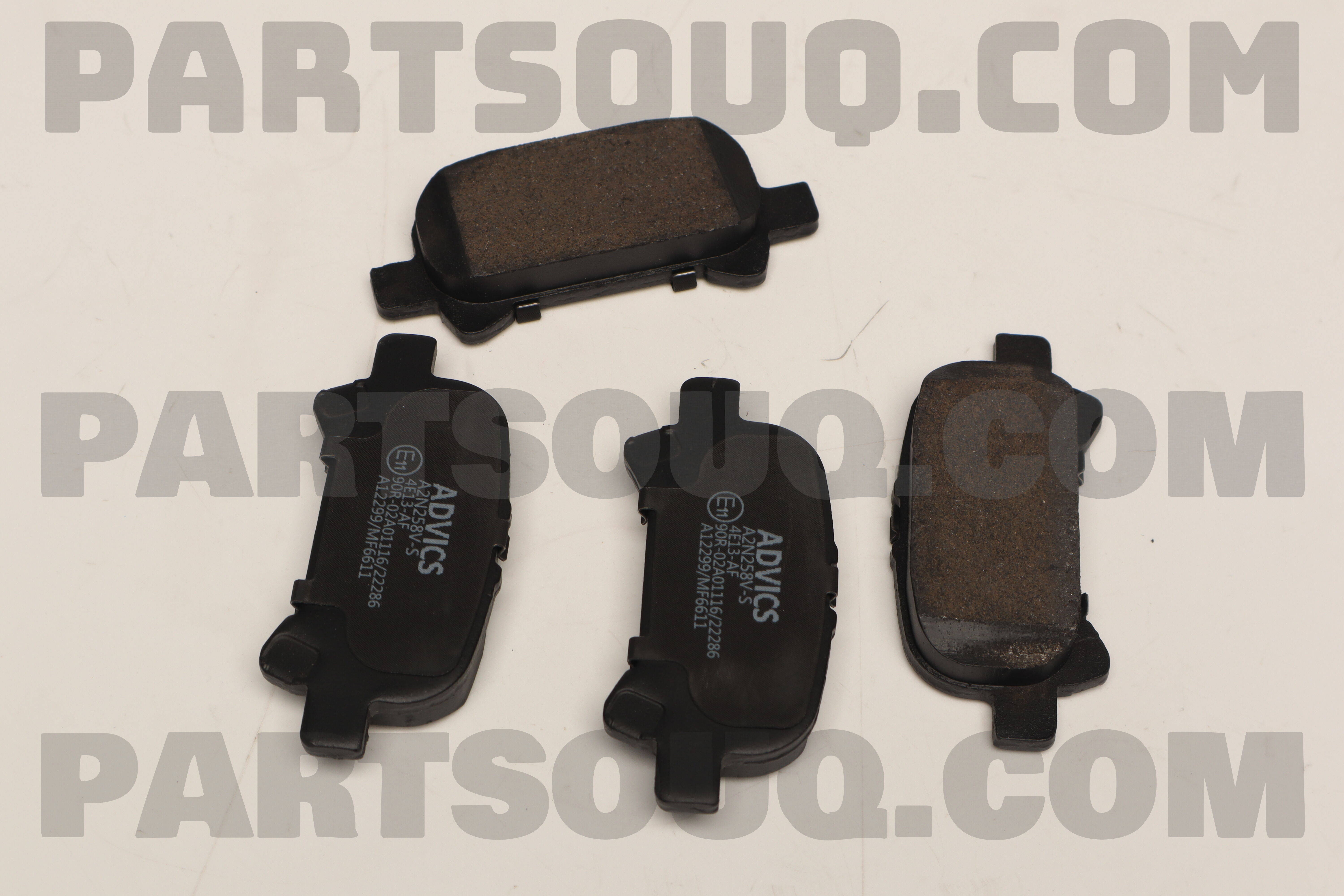 BRAKE PAD WITH SHIM REAR TO 04466-06030 AVALON 200311-200707 ADVICS ...